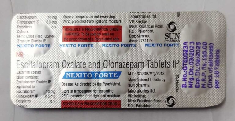 Nexito Forte Tab – RIMS ONLINE Medicine Shop