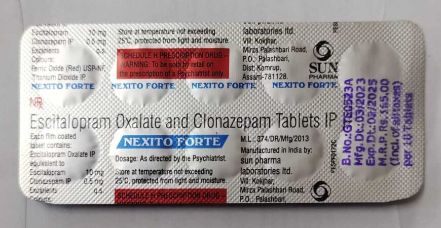 Nexito Forte Tab – RIMS ONLINE Medicine Shop